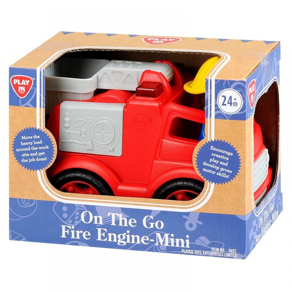 รถดับเพลิงบล็อคกิจกรรม Fire Engine Shape Sorter - Playgotoys | Shopee ...