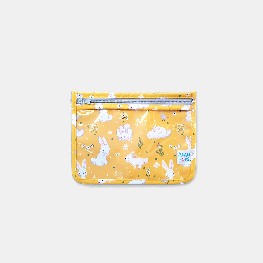 Alan Hops กระเป๋าใสเอนกประสงค์ รุ่น Daily Buddy ลาย Rene Rabbit (Yellow ...
