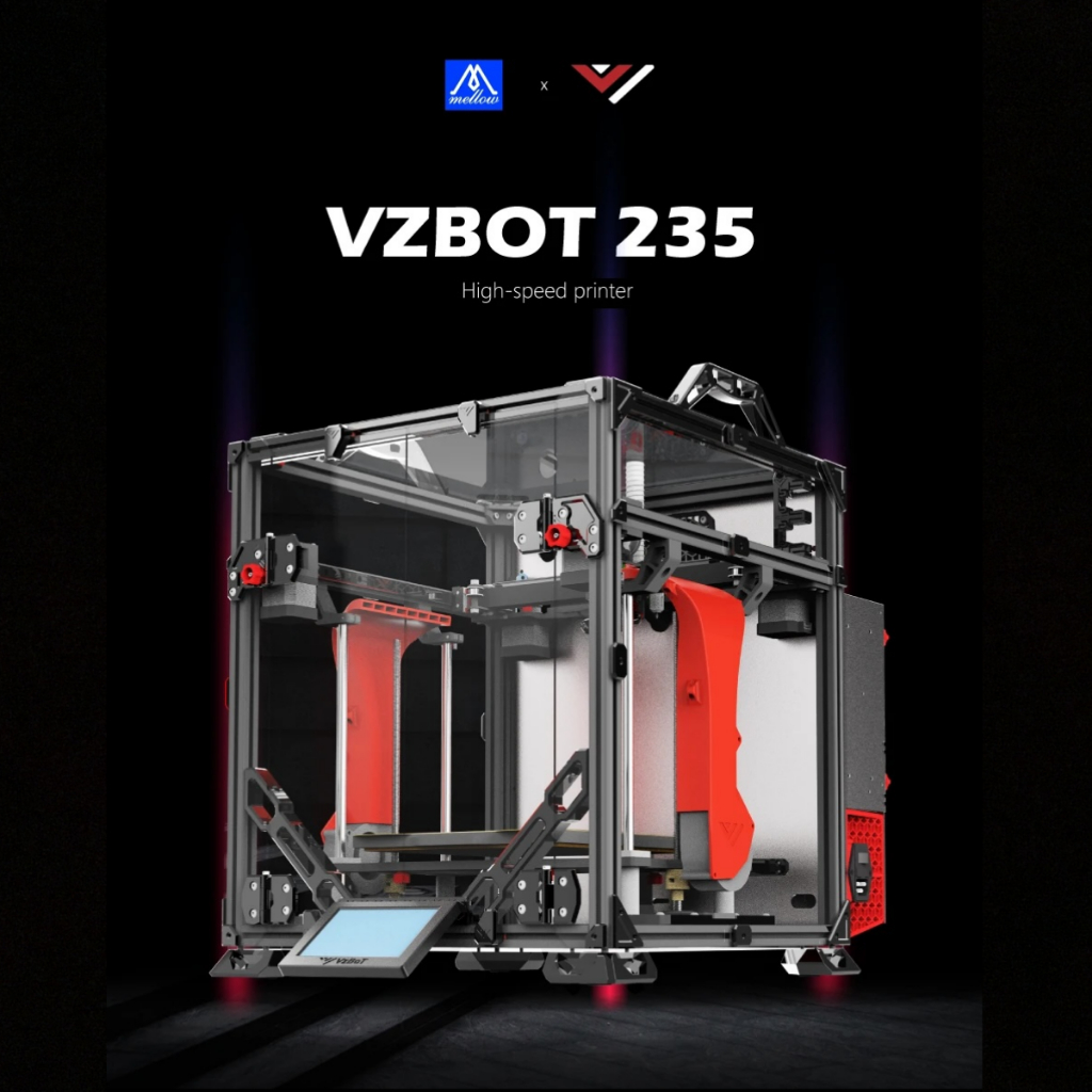 [ ผ่อนชำระ ] เครื่องพิมพ์ 3D FDM VzBoT AWD VZ235 Mellow Kit | Shopee ...