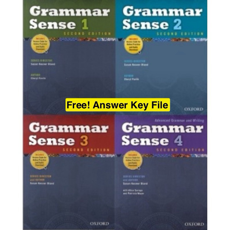Grammar Sense 1 2 3 4 : Student's Book +Online Practice (P) มีไฟล์เฉลย ...