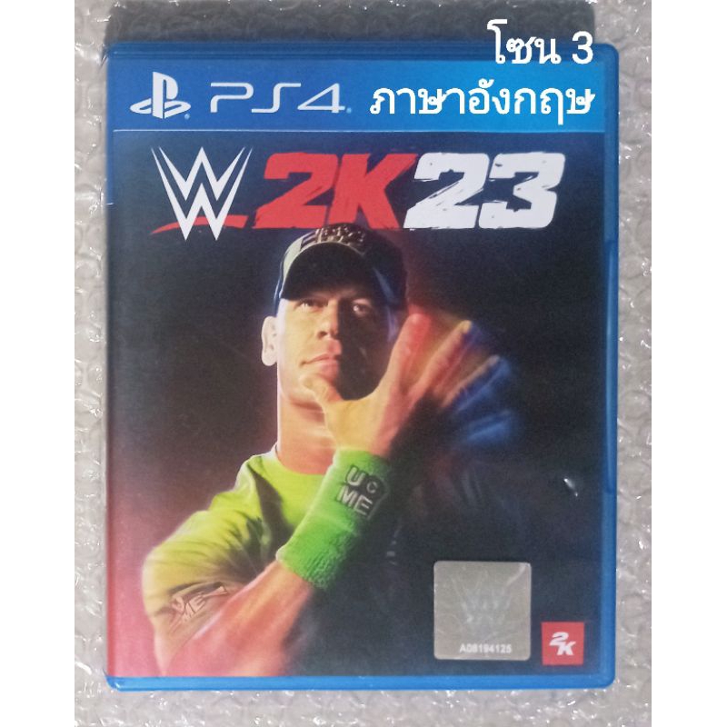 WWE 2K23 ภาษาอังกฤษ PS4 ตำหนิ EN PLAYSTATION 4 มวยปล้ำ W2K23 W 2K 23 ...
