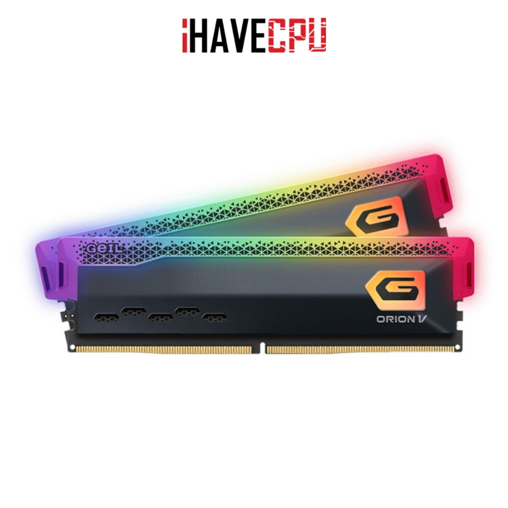 iHAVECPU RAM (แรม) GeIL ORION V RGB 32GB (16x2) DDR5 5600MHz GREY (GAVSG532GB5600C38ADC ...