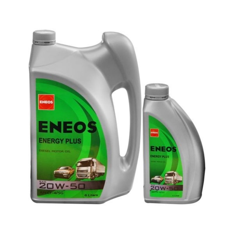 น้ำมันเครื่อง ENEOS 20W-50 API CF-4/SG ขนาด 6L+1L | Shopee Thailand