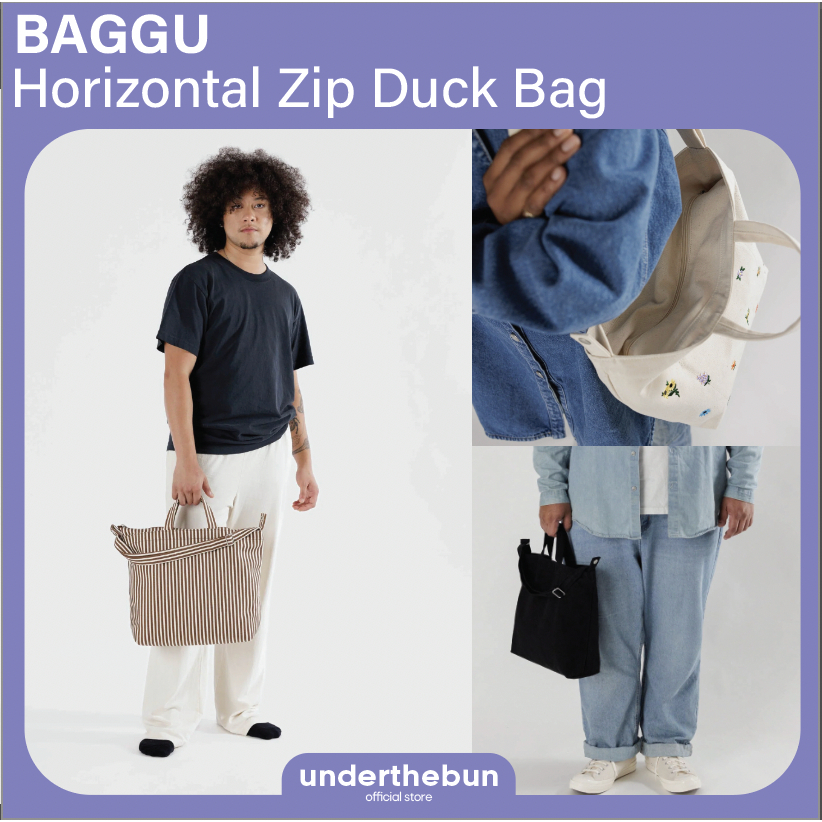 楽天市場】BAGGU バグー バグゥ バグ ジッパートートバッグ Zip Duck