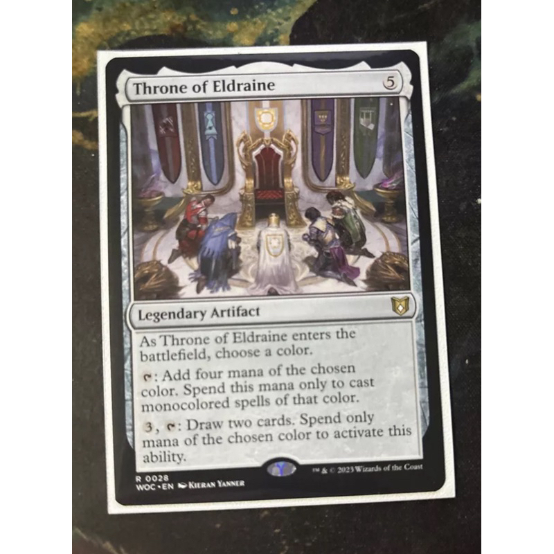 การ์ด MTG Throne of Eldraine Artifact Magic the gathering EDH รุ่น WOC ...