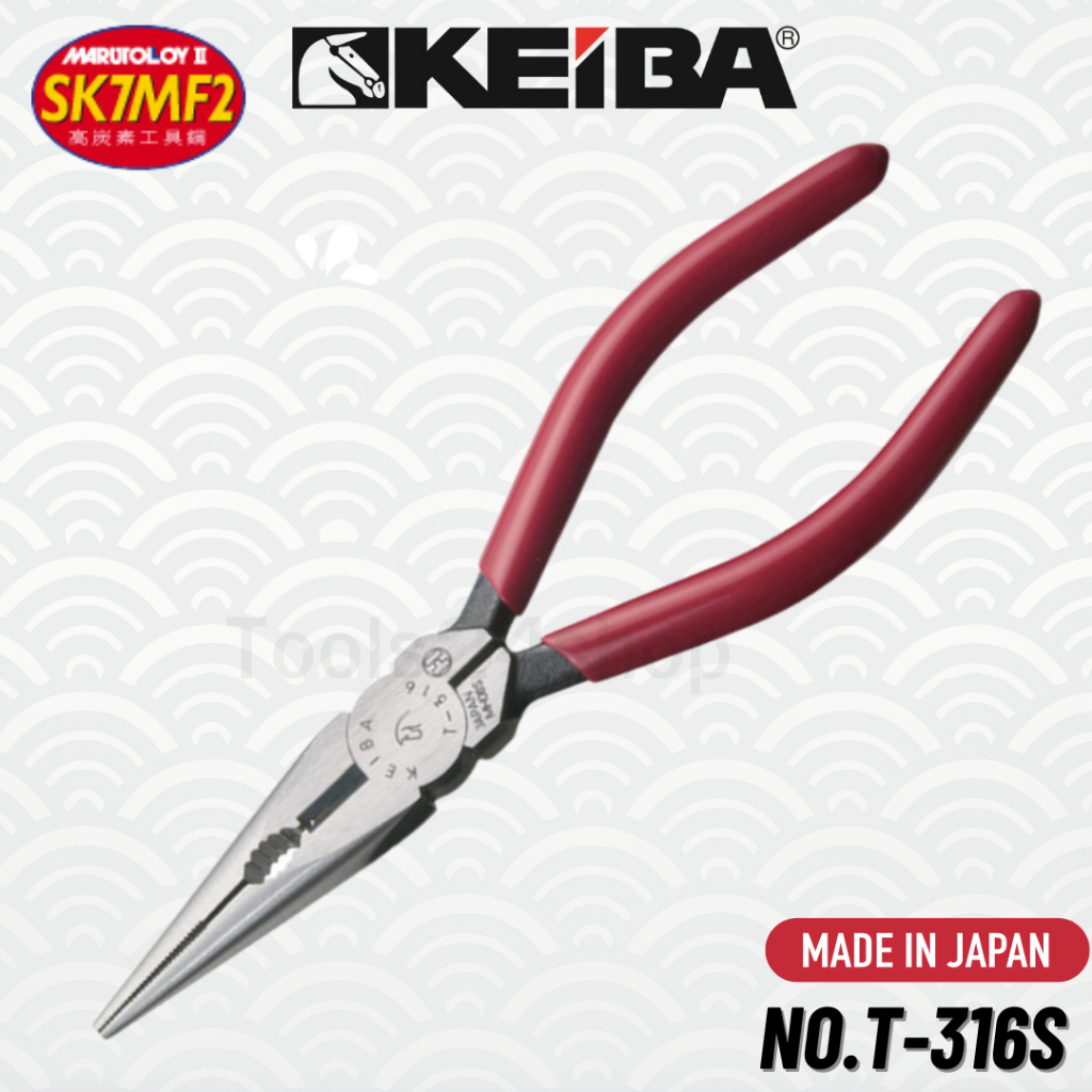 KEIBA คีมปากแหลม ขนาด 6" No.T-316S | Shopee Thailand