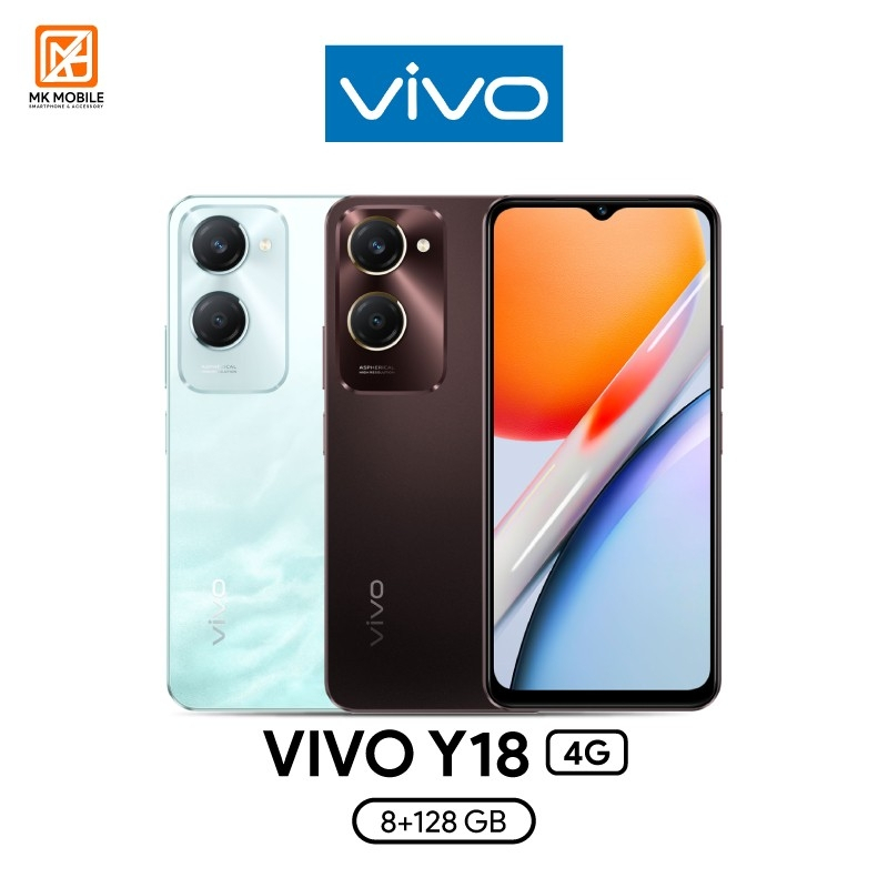 [New] Vivo Y18 (4+128)(8+128) | จอ 6.56" | แบต 5000mAh | รับประกันศุนย์ 1 ปี | Shopee Thailand
