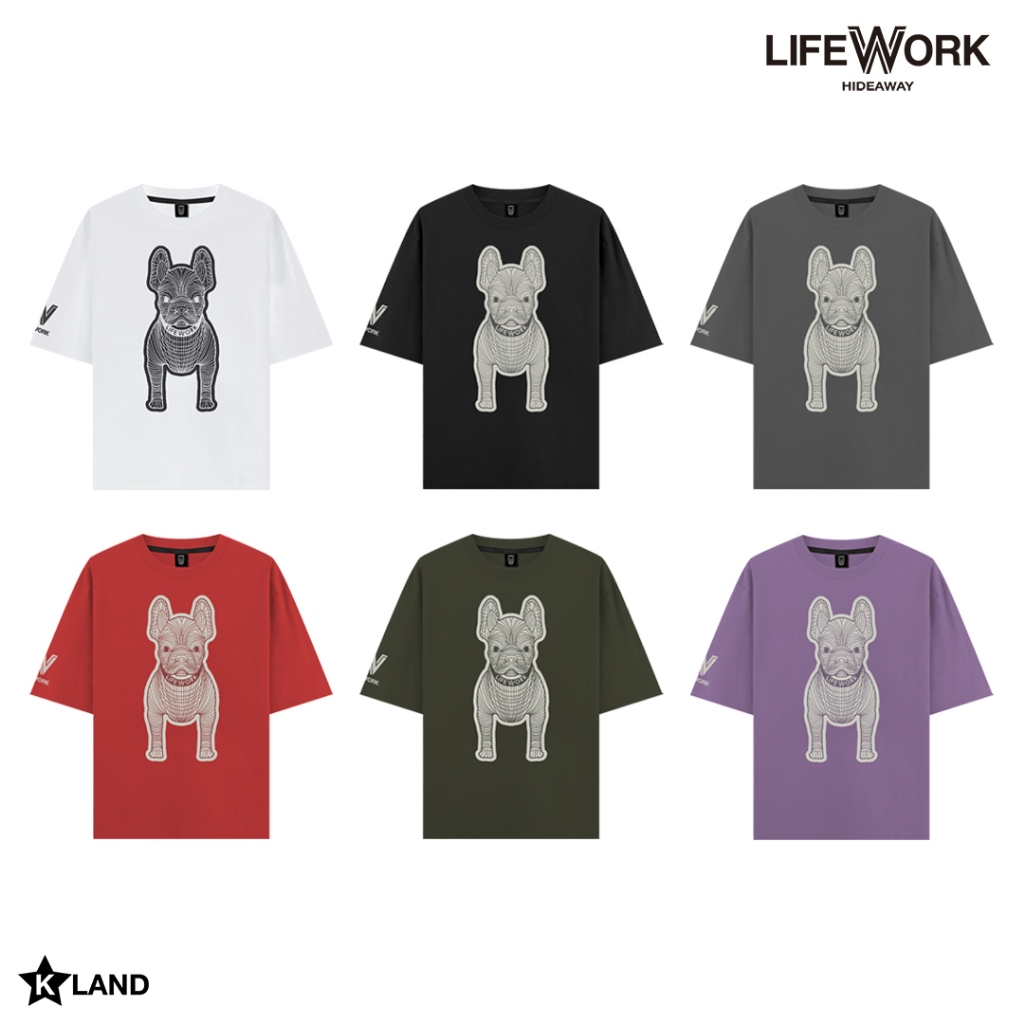 (LWK24TS0001U) LIFEWORK SILKET LADOK SHORT SLEEVED T-SHIRT เสื้อยืด แขน ...