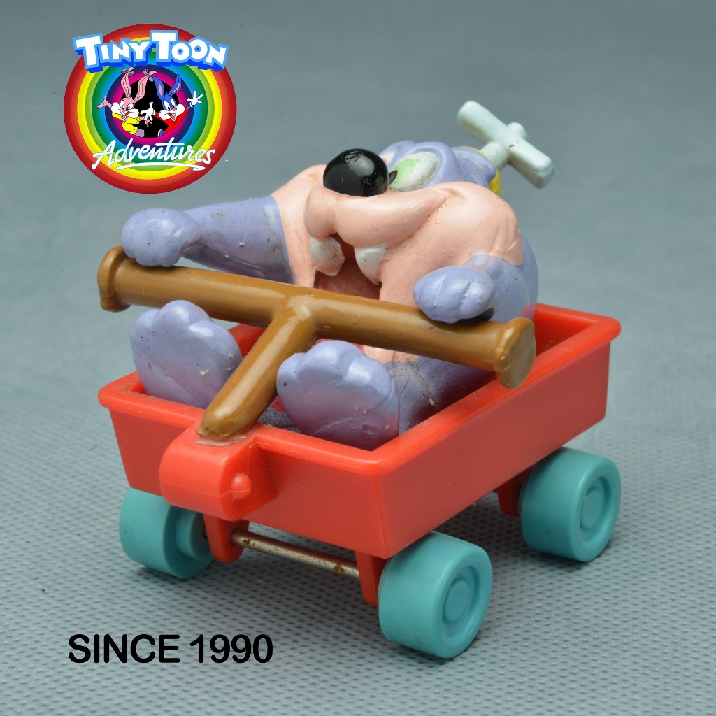 No.96 ของเล่นสะสม Dizzy Devil on Rolling Wagon From Tiny Toon ผลิตใน ...