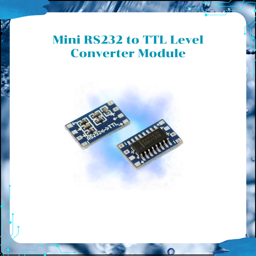 Mini RS232 เป็น TTL MAX3232 Converter Adapter Module Serial Port Board ...