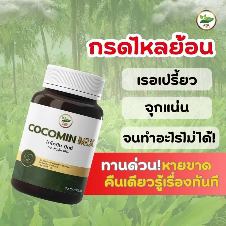 Cocomin Mix (โคโค่มิน มิกซ์) ขมิ้นชันแก้กรดไหลย้อน โรคกระเพาะ งานวิจัย ...