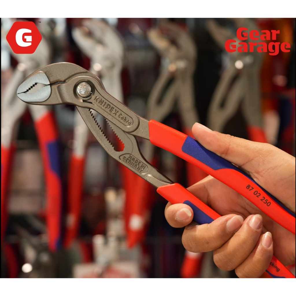KNIPEX NO.87 02 250 T Cobra with intregrate safety lug for attatching a ...