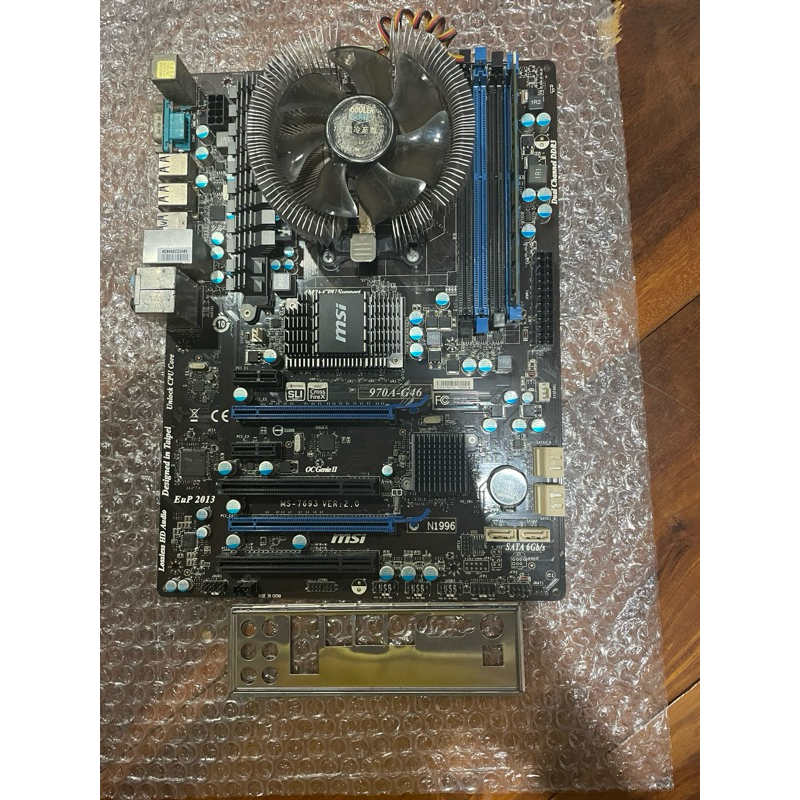 เมนบอร์ด MSI 970A-G46 AM3+พร้อม CPU AMD FX4100 | Shopee Thailand