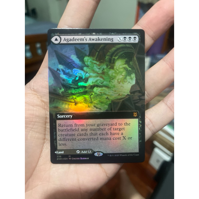 การ์ด MTG Agadeem’s Awakening Foil Black Magic the gathering EDH รุ่น ...