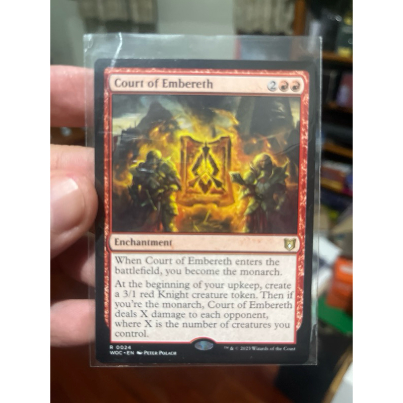 การ์ด MTG Court of Embereth Red Magic the Gathering EDH รุ่น WOC สภาพ ...