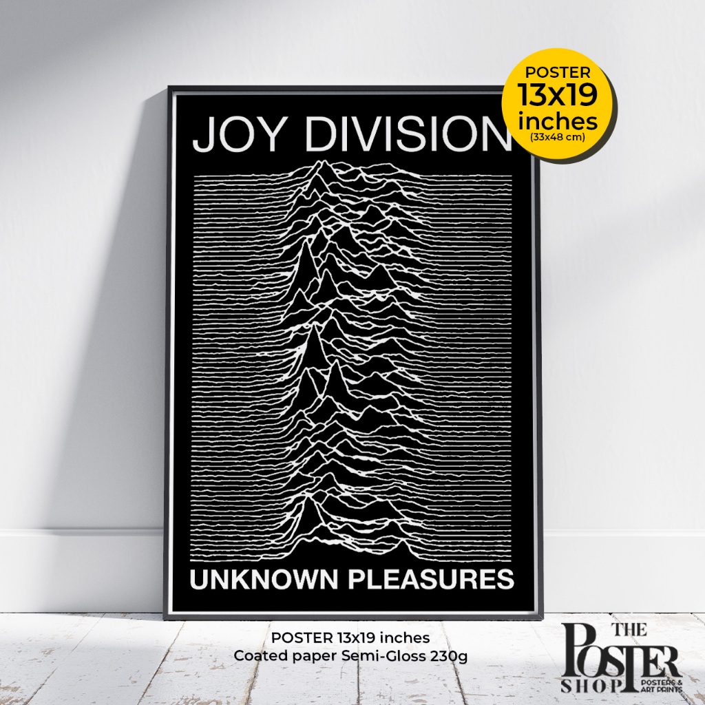 Joy Division Poster วง Post-Punk จากประเทศอังกฤษ ก่อตั้งปี1976 ภาพขนาด ...