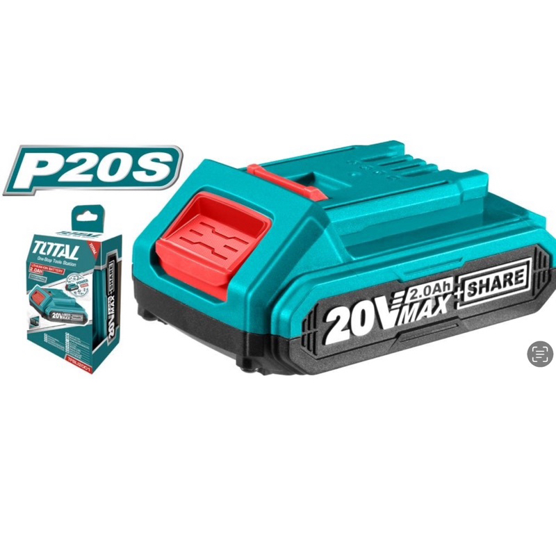Total แบตเตอรี่ ลิเธียมไออน 20V ( Lithium-Ion Battery Pack ) 2 Ah. รุ่น ...