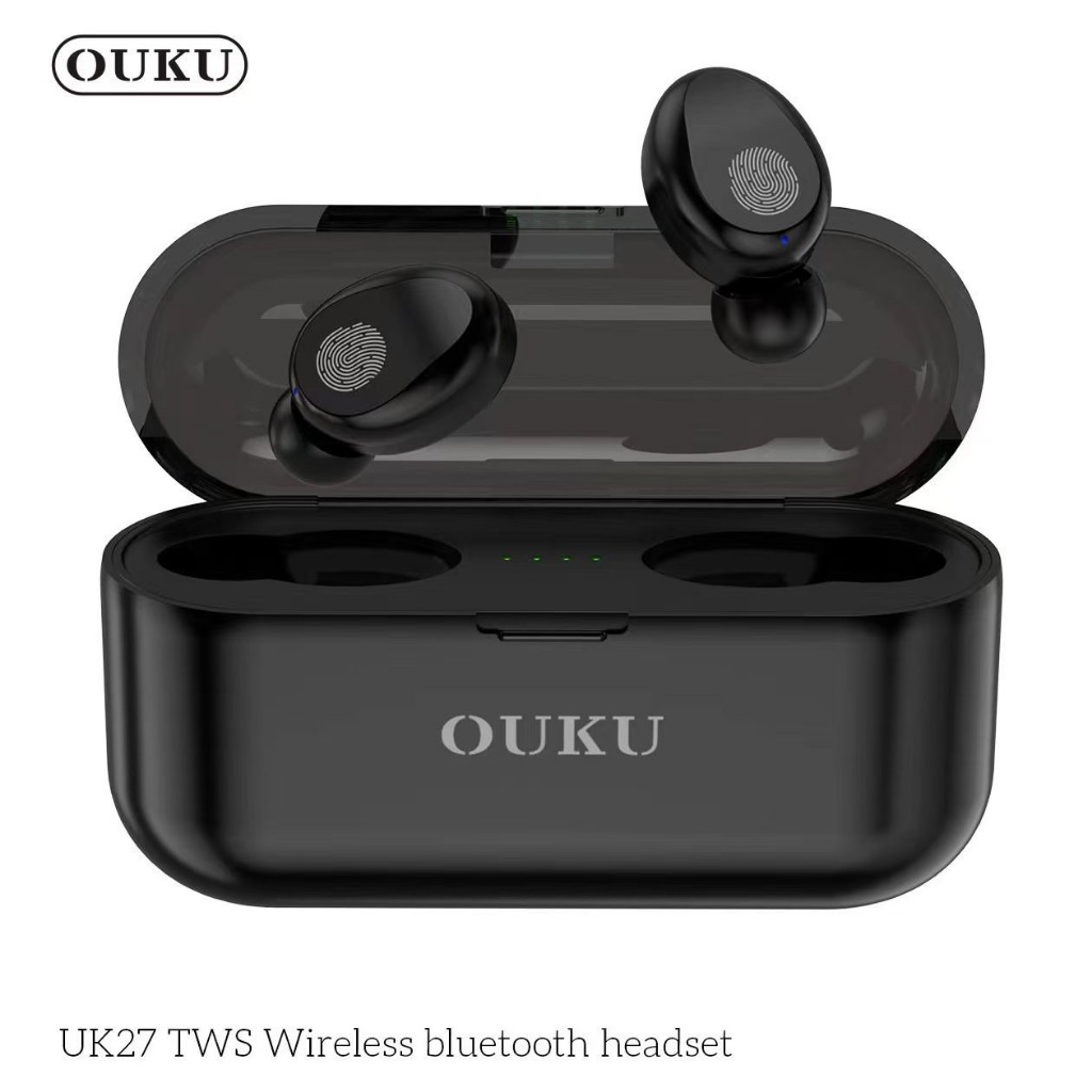 แท้100% ส่งไว รับประกัน1ปีเต็ม! OUKU UK27 หูฟังบลูทูธไร้สาย ใช้ชาร์จแบต ...