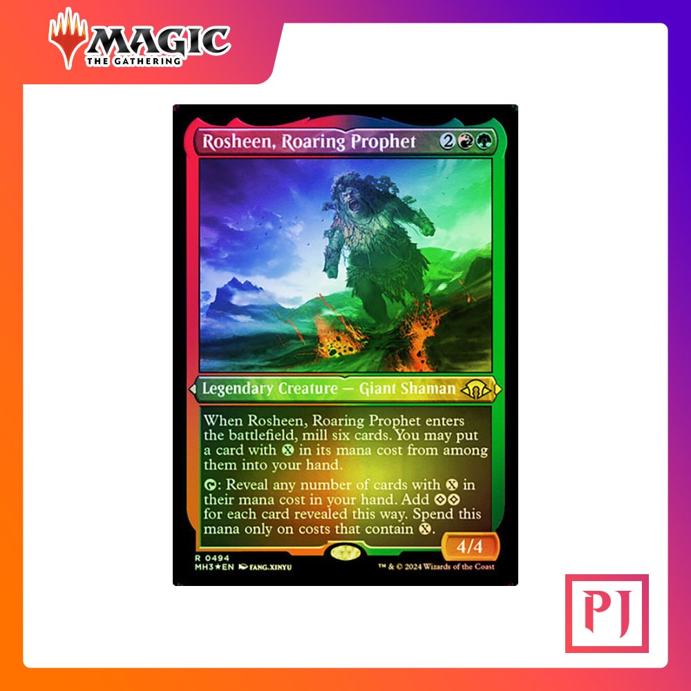 [MTG] Rosheen, Roaring Prophet (Foil Etched) [MH3] [MULTI] [RARE] [FOIL ...