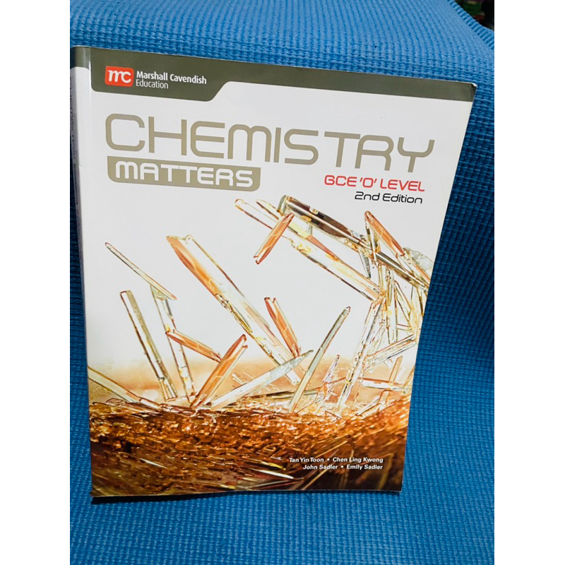 Marshall Cavendish CHEMISTRY MATTERS GCE 'O' LEVEL💥จดปกรอง1p | Shopee ...
