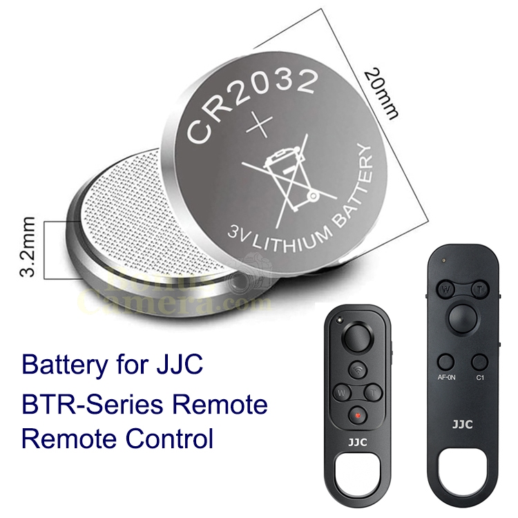 แบตเตอรี่สำหรับ"รีโมต JJC" BTR-Series 2 ก้อน Battery for JJC Remote ...