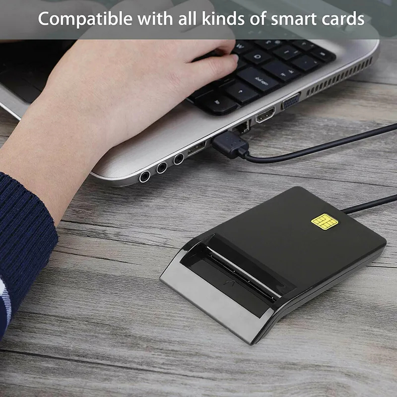 เครื่องอ่านบัตรประชาชน Smart Card Reader รุ่น ZW-12026-1 | Shopee Thailand