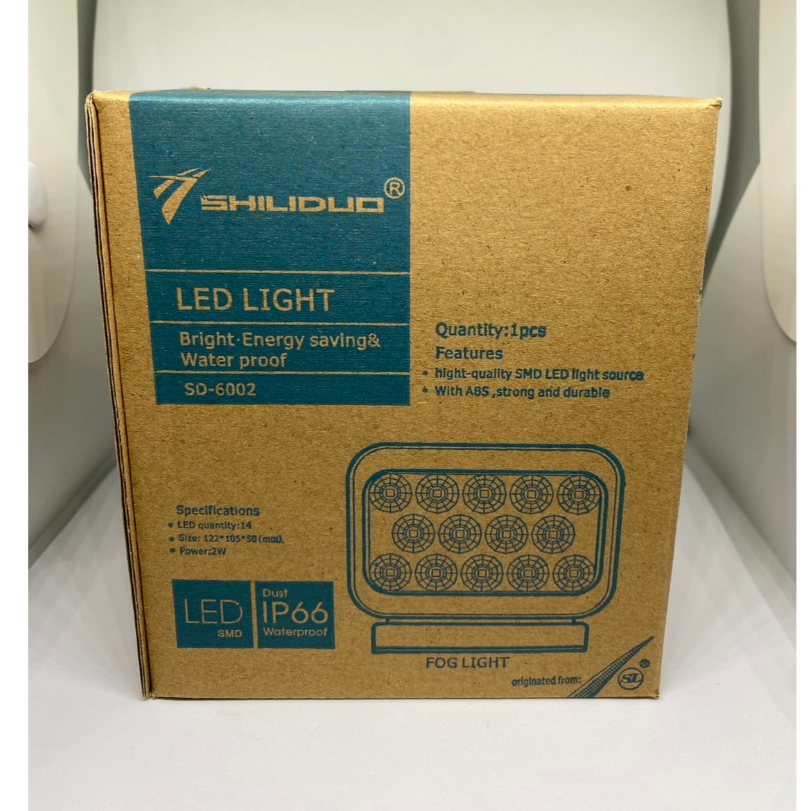 ไฟหลังคารถบรรทุก SD - 6002 LED 24V ยี่ห้อ SHILIDUO อย่างดี ขนาด 122*105 ...