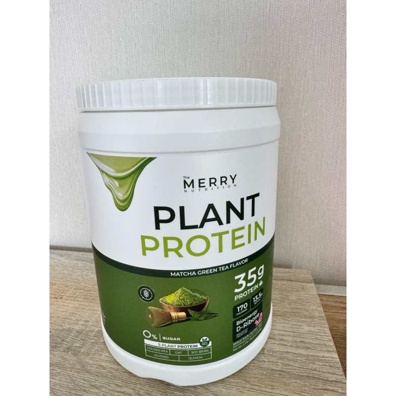 ส่งต่อ Plant Protein รสชาเขียว brand THE MERRY | Shopee Thailand