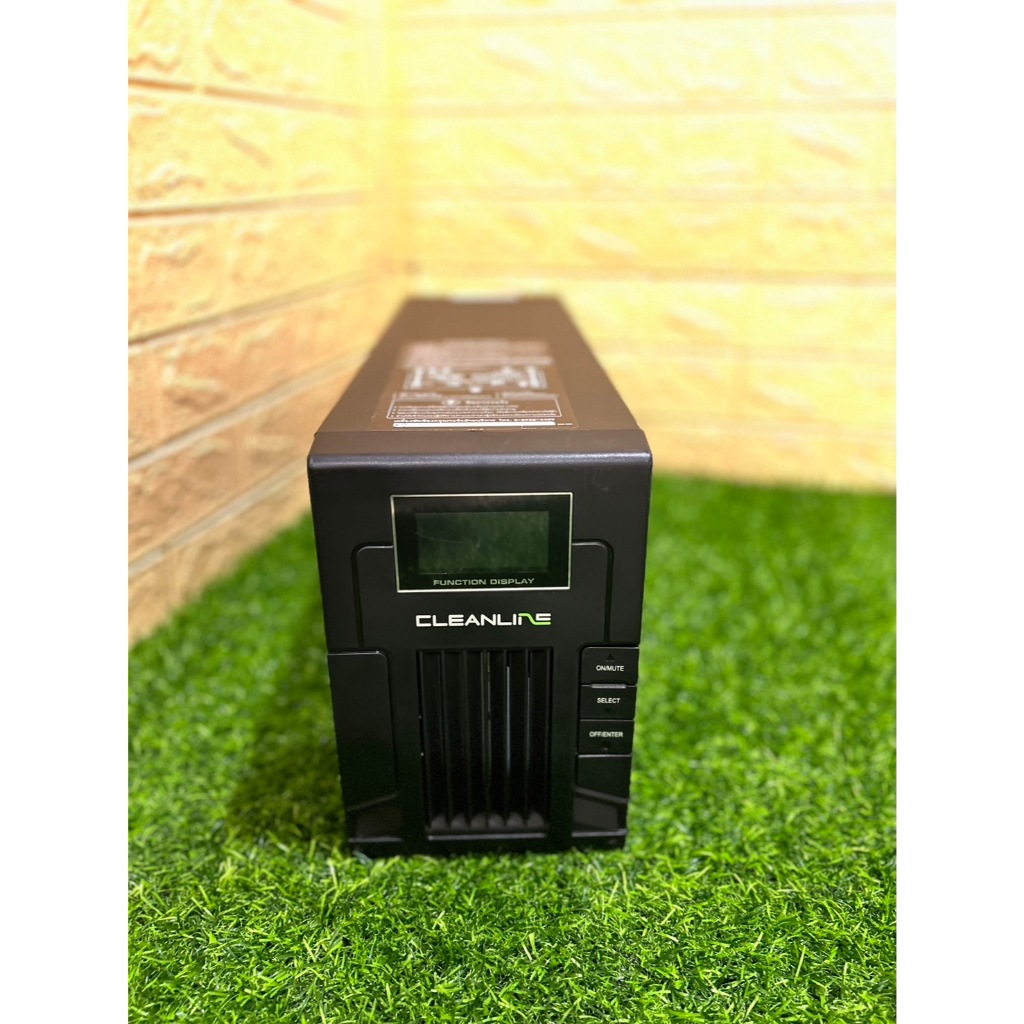 UPS CLEANLINE PS-2000 (ไม่มีBattery/ใช้งานปกติ) มือสอง 1200Watts ...