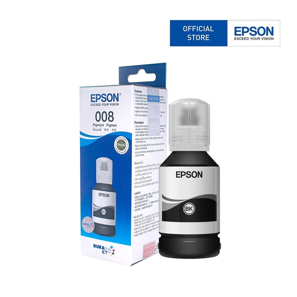 หมึกเติม Epson INK 008 Set 4 สี (BK,C,Y,M) (T06G100-400) หมึกแท้100% ...
