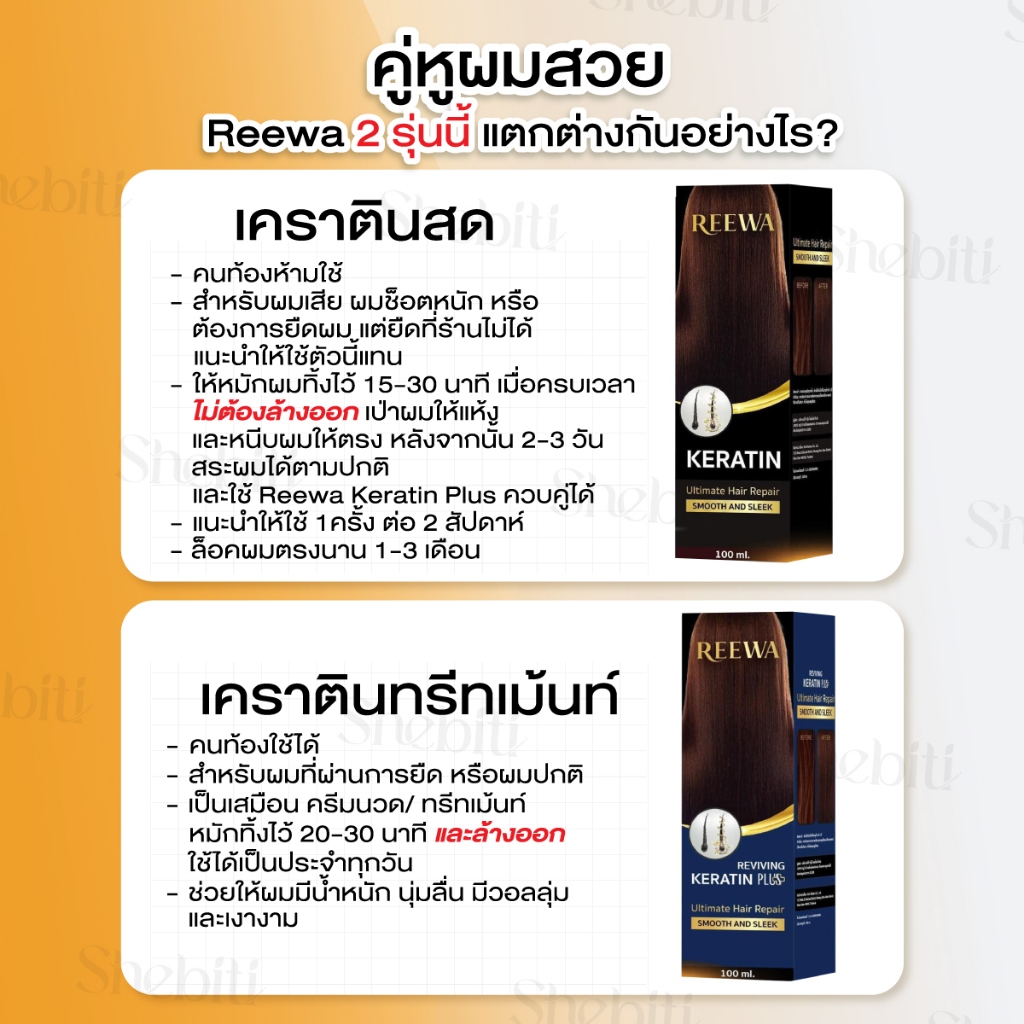 REEWA Reviving Keratin Plus Dkub รีว่า รีไวฟวิ่ง เคราตินสด ดีคับ ผมไม่ ...