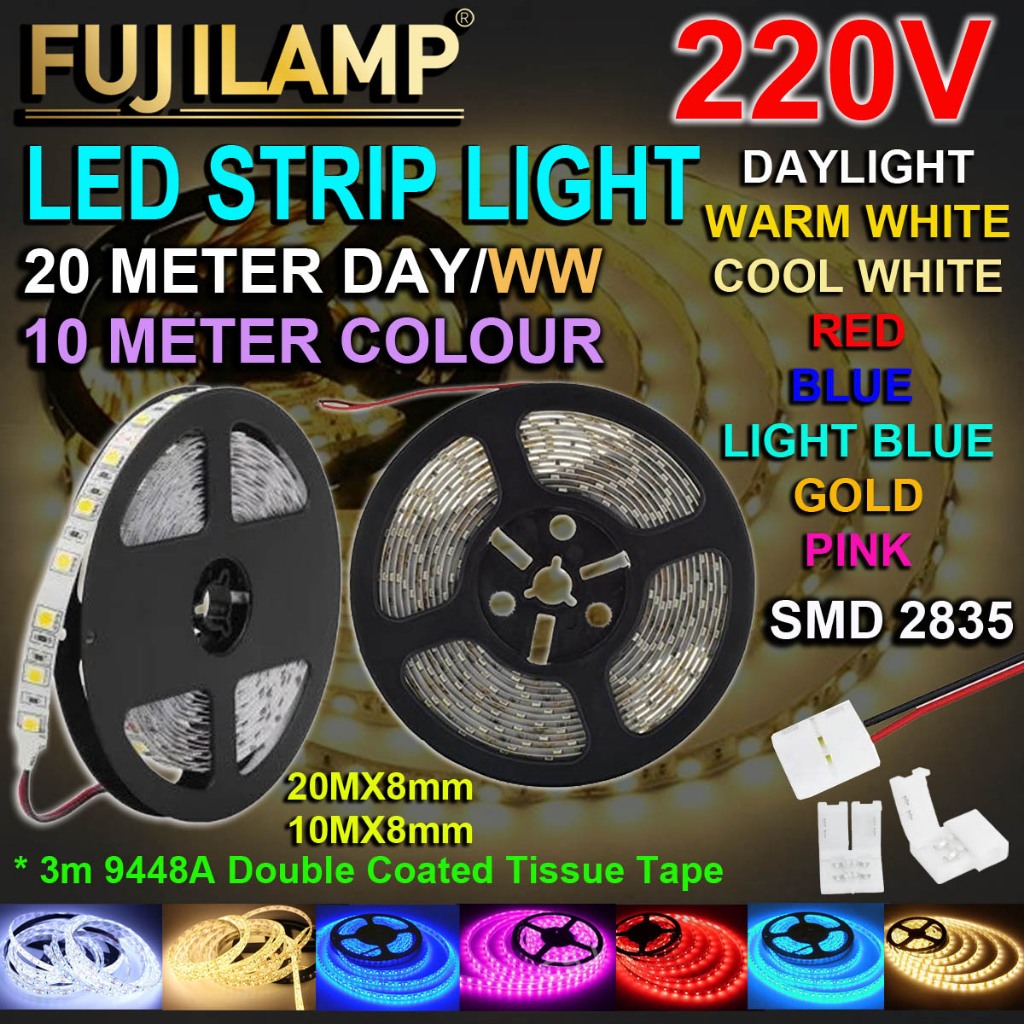LED STRIP 5050 ไฟริบบิ้น LED5050 1เมตร/60ดวง เปลือย (1ม้วนยาว10เมตร600ดวง) | Shopee Thailand