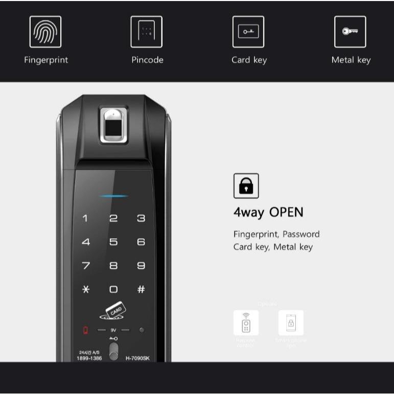 Kaiser+ H7090 Push Pull Digital Door Lock | Shopee Thailand