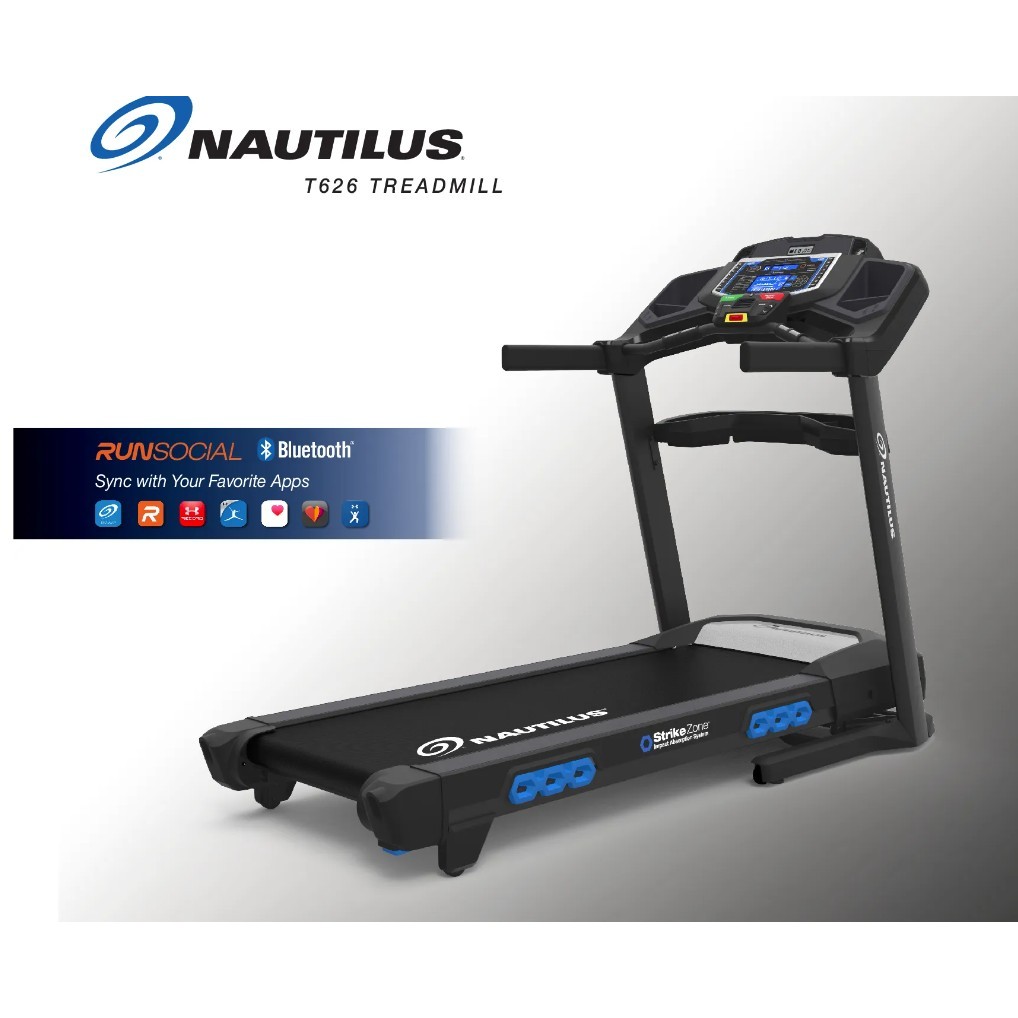 ลู่วิ่งไฟฟ้า Nautilus รุ่น T626 มอเตอร์: 3.0 แรงม้า | Shopee Thailand