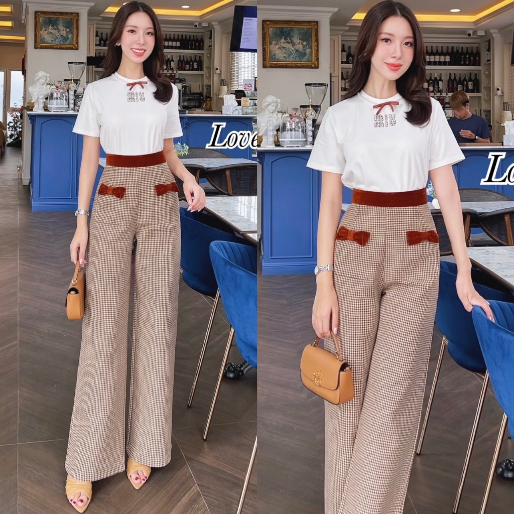 Lover's Shop Set.2ชิ้น ชิโนริ ลุคสวยหรู น้ำตาล(*สอบถามสต๊อกก่อนกดสั่ง ...