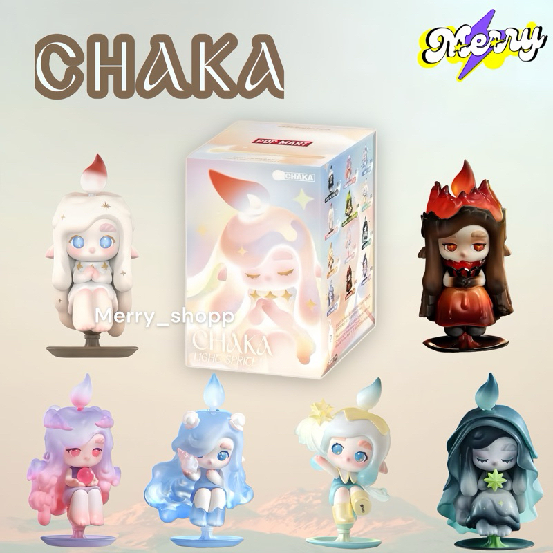 พร้อมส่ง Popmart CHAKA Light Sprite Series Figures(ลุ้น)Secret 🎁 ...