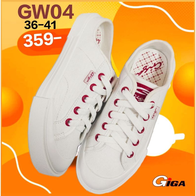 รองเท้าแฟชั่น GIGA รุ่น GW04 Red | Shopee Thailand