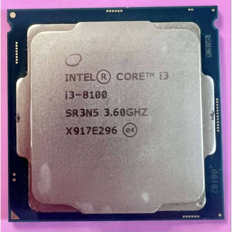 ซีพียู CPU Intel Core i3-8100 4คอ4เทรด LGA 1151v2 ฟรีซิลิโคน1ซอง i3 ...