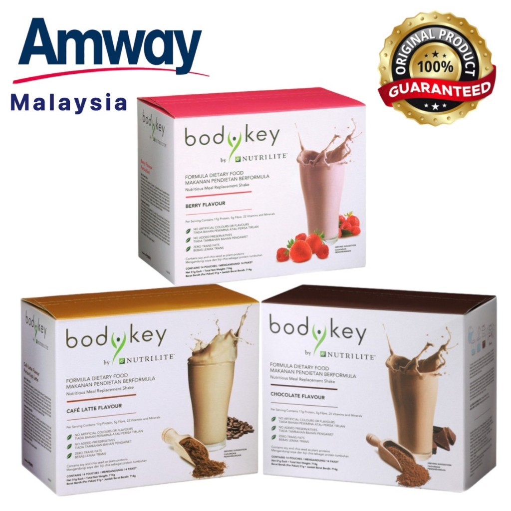 ของแท้ 100% Amway bodykey by Nutrilite ใหม่!! ผงทดแทนมื้ออาหาร (14ซอง ...