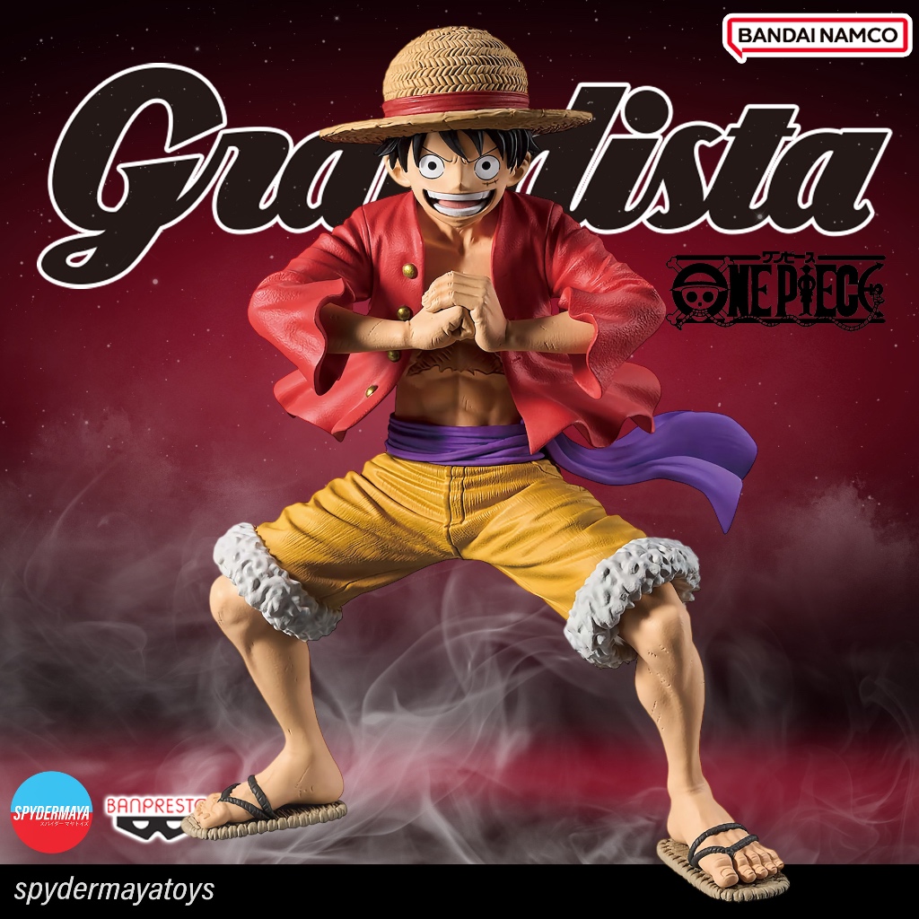 [Pre-Order] ฟิกเกอร์ MONKEY.D.LUFFY Grandista - One Piece - Banpresto ...
