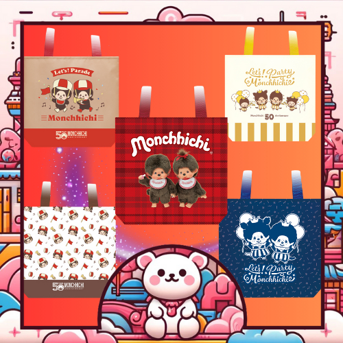 [พร้อมส่ง] กาชาปอง / Monchhichi tote bag / ลิขสิทธิ์แท้จากญี่ปุ่น | Shopee Thailand