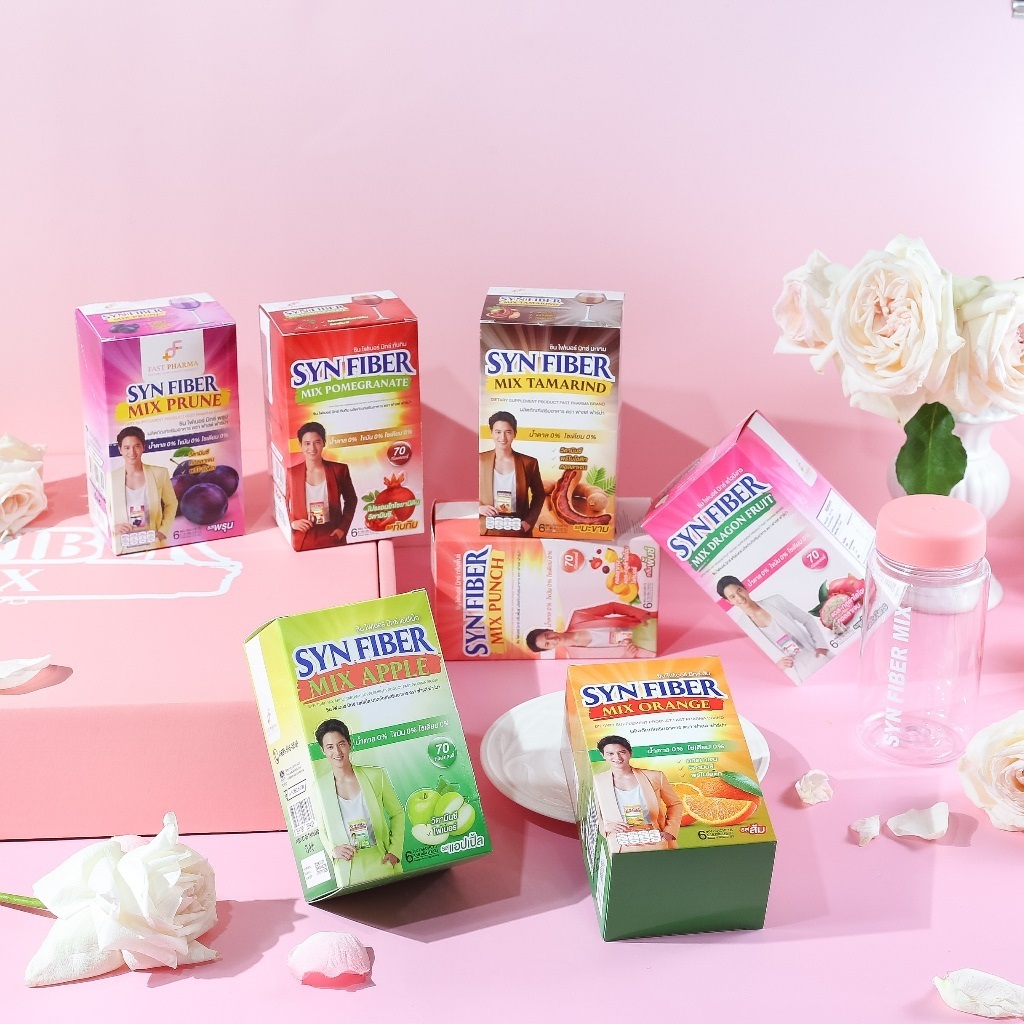 SYN FIBER MIX ซินไฟเบอร์ มิกซ์ หลายรสชาติ | Shopee Thailand