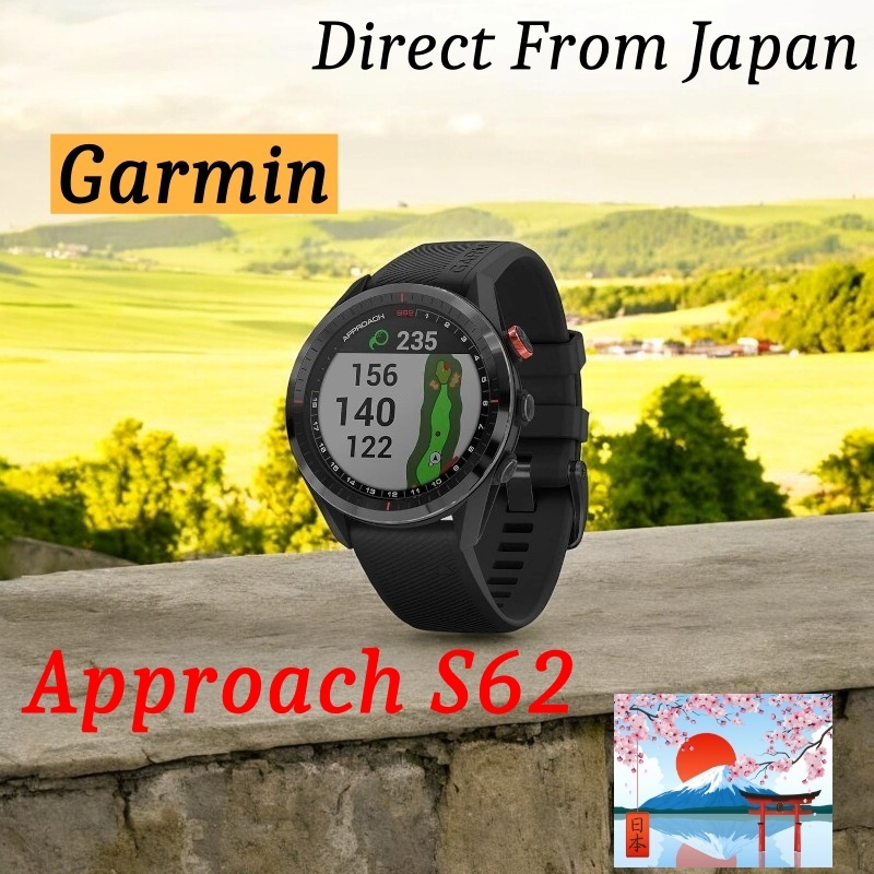 GARMIN Golf Navigation GPS Approach S62 Black 010-02200-20【Official ...