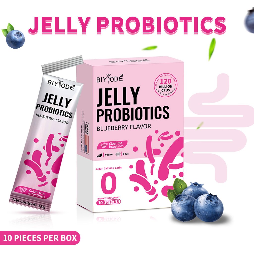 BIYODE JELLY PROBIOTICS โปรไบโอติก + พรีไบโอติก แลคโตบาซิลลัส แรมโนซัส แลคโตบาซิลลัส แอซิโดฟิลัส ...