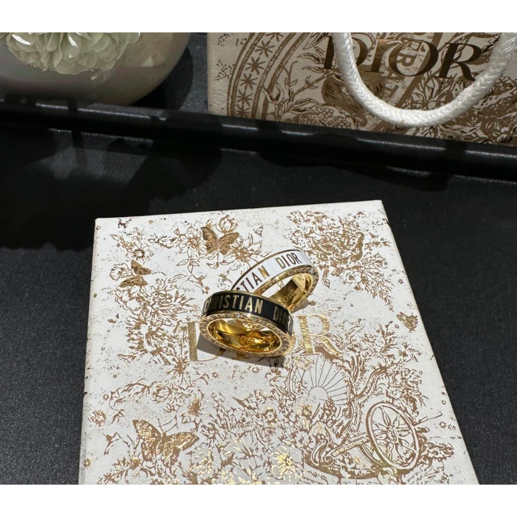 Christian dior rings diamond VIP | Shopee Thailand