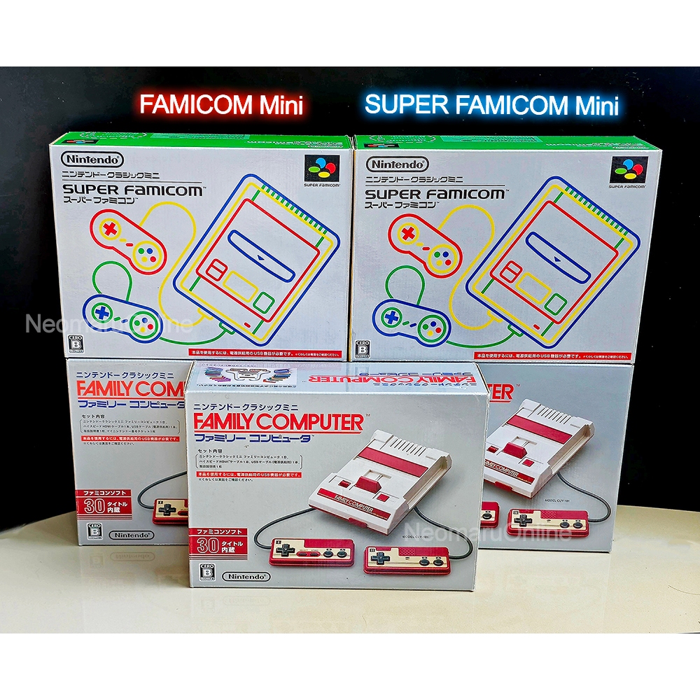 Famicom Mini Super Famicom Mini แท้ จากญี่ปุ่น ครบกล่อง | Shopee Thailand