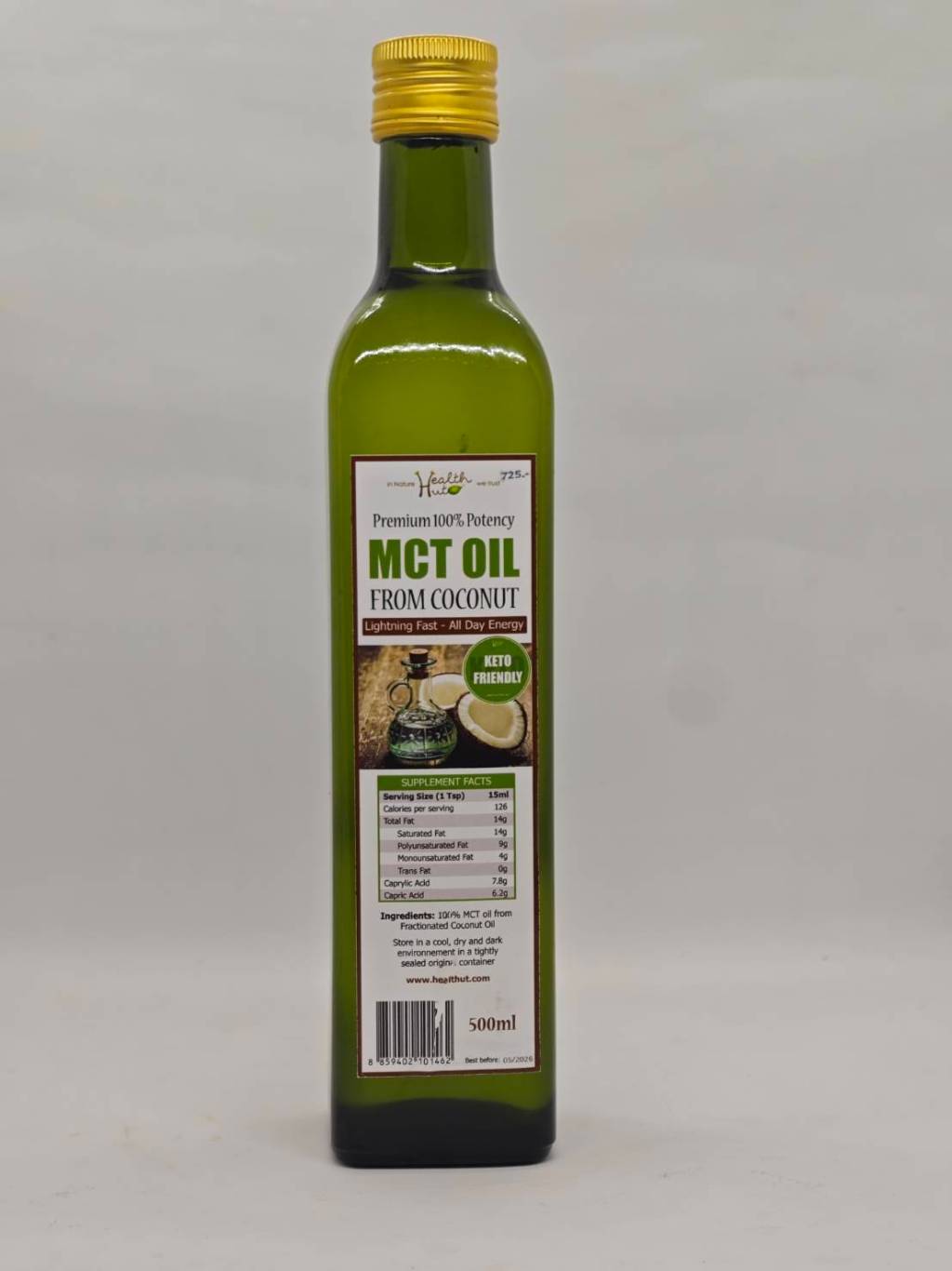 MCT Oil from Coconut “Keto” (Glass Bottle) | Shopee Thailand