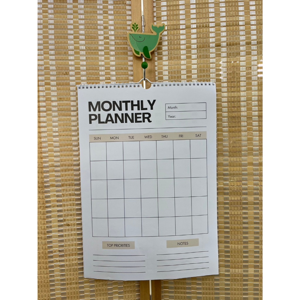 ปฎิทินปีใหม่ A3 ปี2568/2025 ปฏิทิน+Planner /ไดอารี่ (แบบแขวน) | Shopee ...