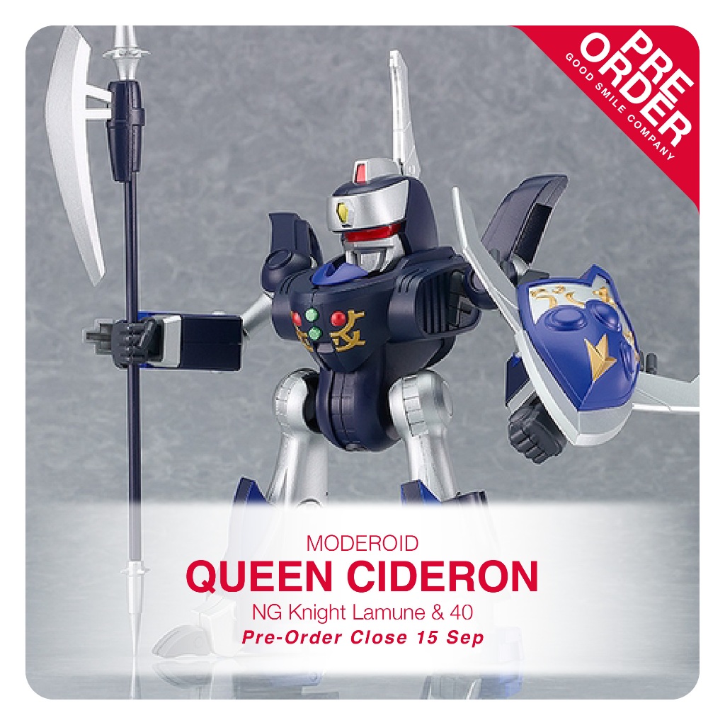 [PreOrder] MODEROID - NG Knight Lamune & 40_QUEEN CIDERON (Plastic Model Kit) | Shopee Thailand