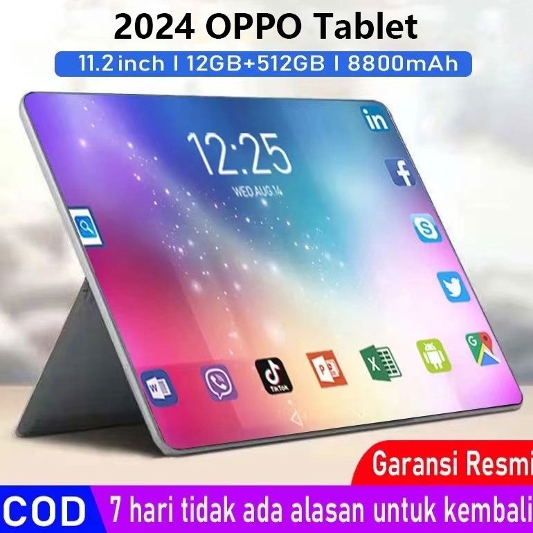 OPP0 2024 แท็บเล็ต ใหม่เอี่ยม Android Tablet แท็บเล็ต แกะ16GBรอม512GB ...